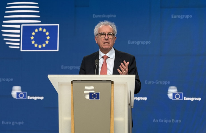 Pierre Gramegna at Eurogroup press conference, February 2025 | European ...