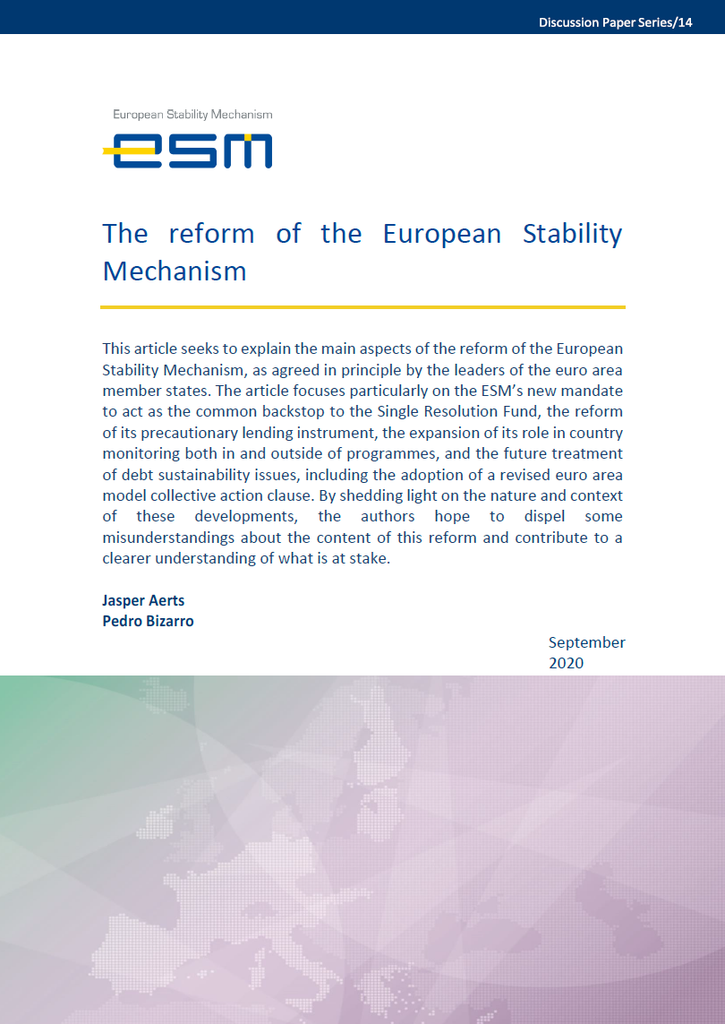 The reform of the European Stability Mechanism | European Stability ...