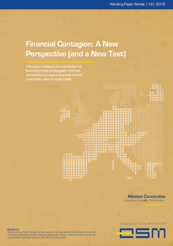 Financial Contagion: A New Perspective (and a New Test) | European ...
