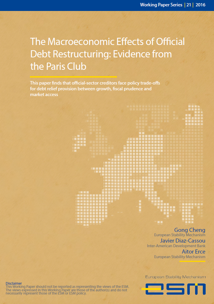The Macroeconomic Effects of Official Debt Restructuring: Evidence from ...